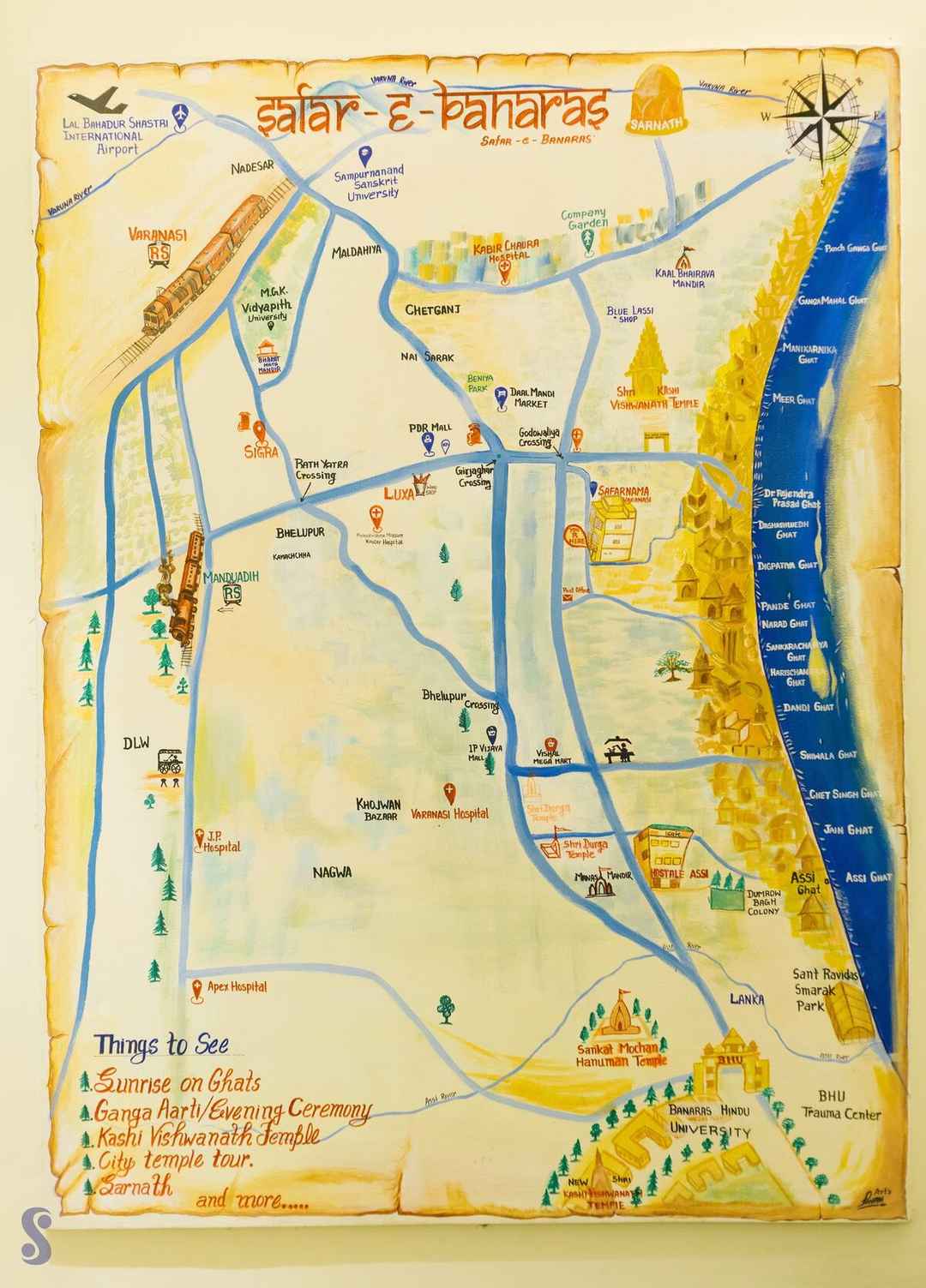 Tourist Map Of Varanasi INDIA TOURIST MAP, 45% OFF